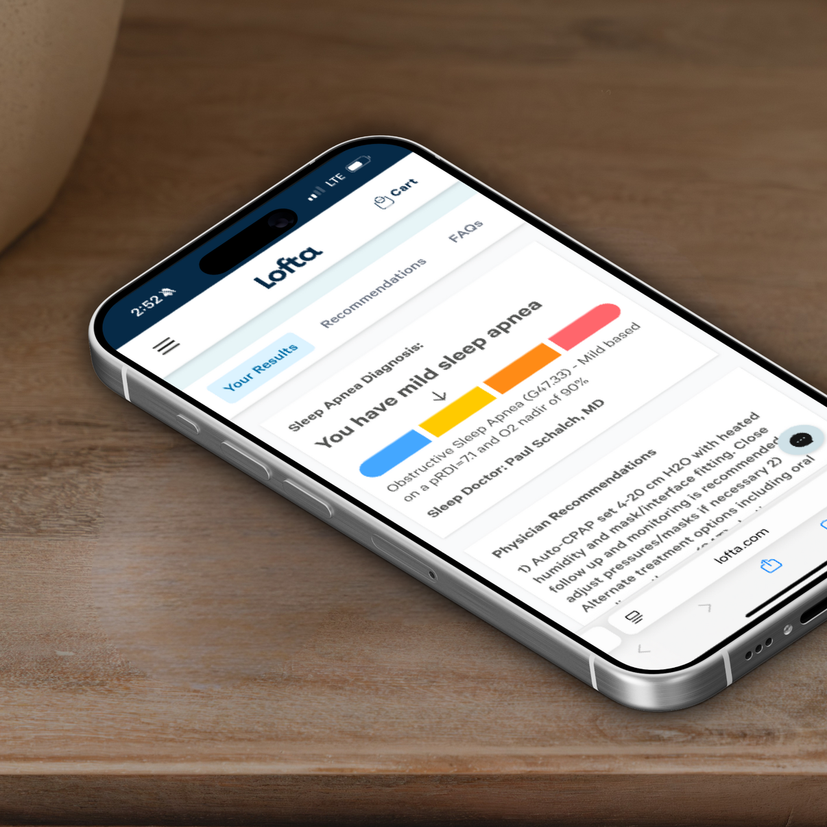 At Home Sleep Study - Home Sleep Apnea Test | Lofta